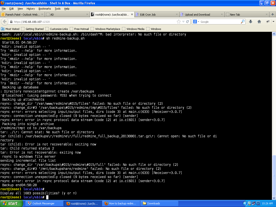 How to backup redmine? - Redmine
